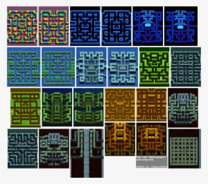 Pac-man Arrangement - Level Backgrounds - Pac Man Arrangement Png PNG ...