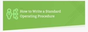 How To Write A Standard Operating Procedure Header - Operational ...