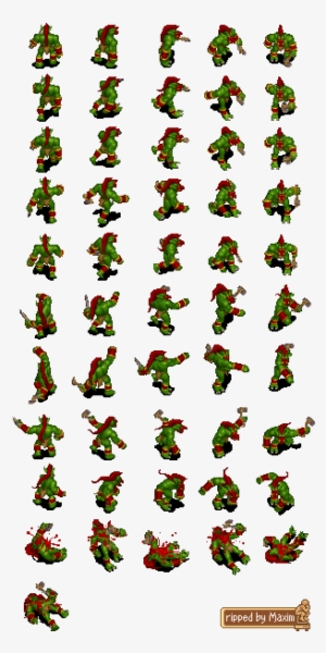 Troll Axethrower - Warcraft 1 Sprites PNG Image | Transparent PNG Free ...