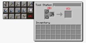 Tool Station Gui - Tinkers Construct Tool Station PNG Image ...