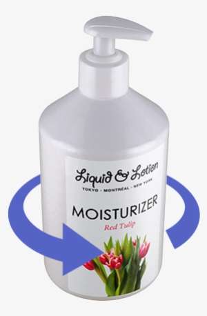 Liquid & Lotion Red Tulip Moisturizer Bottle Mockup - Liquid Hand Soap ...