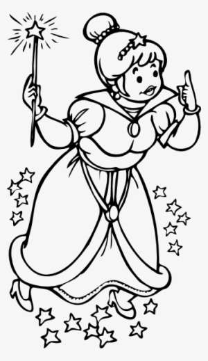 Free Vector Fairy With Magical Stick Clip Art - Fairy God Mother ...