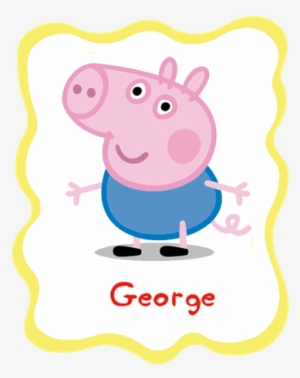 George Pig - Peppa Pig Mini Figurine Set PNG Image | Transparent PNG ...