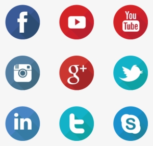 Social Media Logos Png No Background - Social Media Icon Vector Png PNG ...