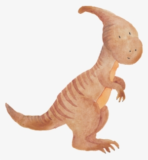 Hand Painted Brown Cartoon Dinosaur Transparent - Bigwig Photos ...