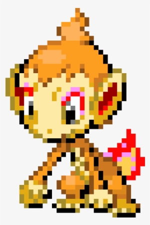 Download Chimchar - Chimchar Pixel Art | Transparent PNG Download | SeekPNG