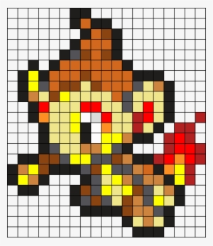 Download Chimchar - Chimchar Pixel Art | Transparent PNG Download | SeekPNG