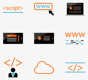 75 Free Vector Icons Of Online Activity And Web Languages - Graphic ...