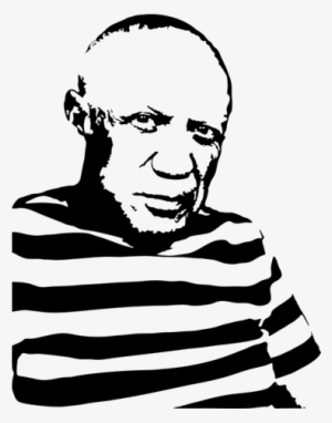 Vinilo Decorativo Retrato Del Pintor Pablo Picasso - Picasso Png PNG ...