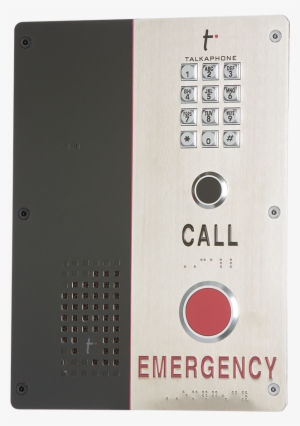 Dual Button And Keypad Emergency/call Ip Call Station - Talk-a-phone ...