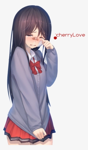 Crying Anime Girl Png - Anime Girl Crying Transparent PNG Image ...
