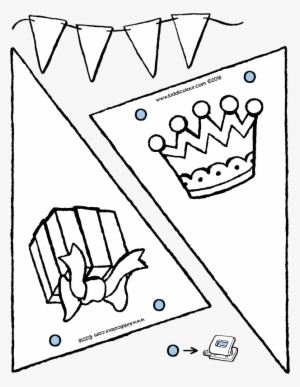 Birthday Flags - Drawing PNG Image | Transparent PNG Free Download on ...