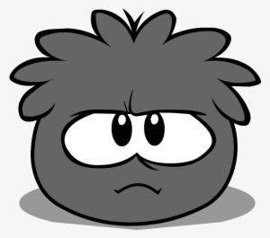 Black Puffle New Look - Club Penguin Black Puffle PNG Image ...