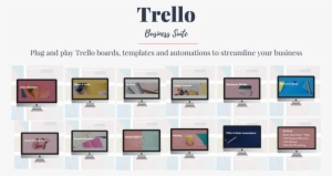Trello Biz Suite Image Horizontal Banner - Display Device PNG Image ...