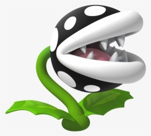 Inky Piranha Plant - Super Mario Inky Piranha Plant PNG Image ...