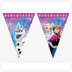 Disney Frozen Triangle Banner - Disney Frozen Northern Lights Bunting ...