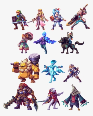 Alttp Custom Sprites - Legend Of Zelda Link To The Past Randomizer PNG ...