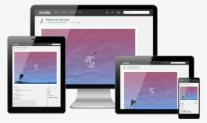 Four Devices Showing The Same Image, But Those Images - Responsive ...
