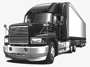 Mile - Black 18 Wheeler Truck PNG Image | Transparent PNG Free Download ...