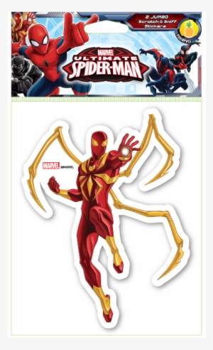 Marvel Spider Man Smickers Jumbo Smicker Set - Iron Spider Comic Mcu ...