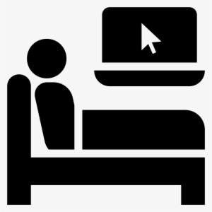 This Is A Picture Of A Person Laying In A Bed - Bed PNG Image ...