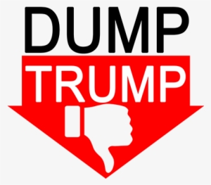 Dump Trump Thumbs Down Red - Donald Trump PNG Image | Transparent PNG ...