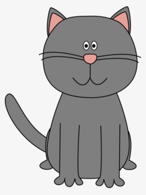 Gray Cat - Grey Cat Clipart Png PNG Image | Transparent PNG Free ...
