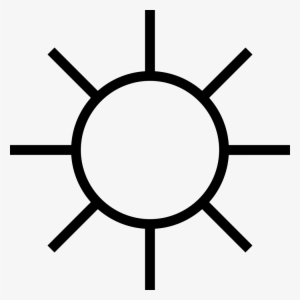 Vector Sun - Sunny Weather Symbol Transparent PNG Image | Transparent ...