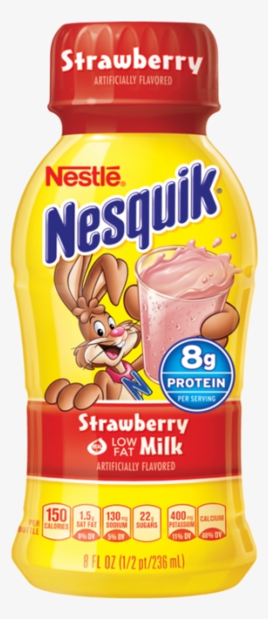 Nesquik Strawberry - Nestle Nesquik, Strawberry - 21.8 Oz PNG Image ...