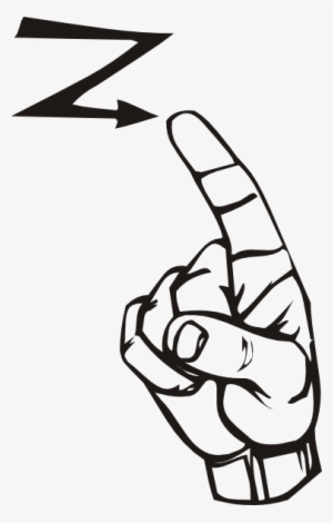 Letter Z In Asl PNG Image | Transparent PNG Free Download on SeekPNG