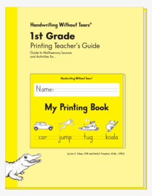 1st Grade Printing Teacher's Guide PNG Image | Transparent PNG Free ...