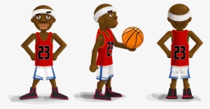 Character Design For Stickman Slam Dunk Game - Game PNG Image ...
