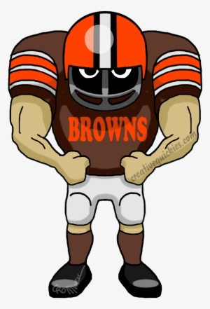 Cleveland Ohio Browns - Green Bay Packers Cartoon PNG Image ...