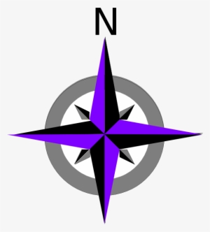 Compass Rose With Direction Abbreviations, Gnu Free - Compass ...