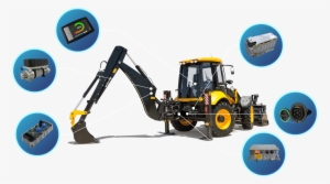 Png File Svg - Backhoe Loader Icon Png PNG Image | Transparent PNG Free ...