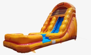 18ft Fire And Ice Water Slide $250/ 6 Hours - Water PNG Image ...