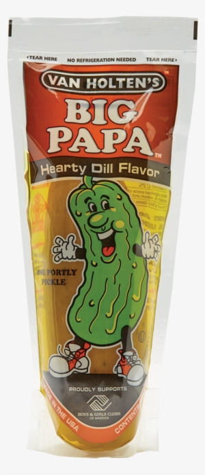 Big Papa Pickle In A Pouch - Big Daddy Pickles PNG Image | Transparent ...