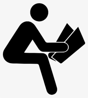 Stickman Help - - - -) - Stickman Reading Book PNG Image | Transparent ...
