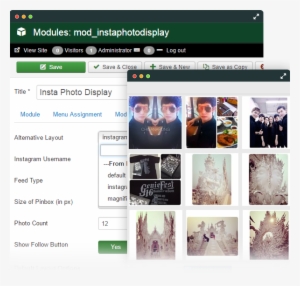 Instagram Photo Display Module For Joomla - Module Instagram Joomla PNG ...