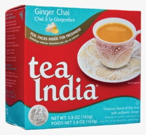 Tea Bags - Ginger Chai - Tea India PNG Image | Transparent PNG Free ...
