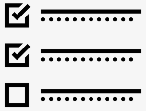 Back To Post - Incomplete Checklist Icon Svg PNG Image | Transparent ...