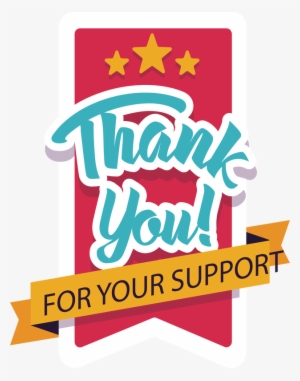 Thanks For Your Support Text PNG Image | Transparent PNG Free Download ...