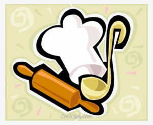 Chefs Hat, Rolling Pin, Ladle Royalty Free Vector Clip - Chefs Hat PNG ...