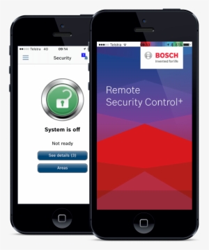 Connect With Bosch's Remote Security Control Plus App - Rsc+ Bosch PNG ...