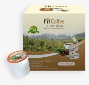 Fittea - Fit Coffee 14 Day Detox - 14 K-cups PNG Image | Transparent ...
