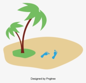 Cartoon Hand Painted Simple Coconut Design, Cartoon, - Illustration PNG ...