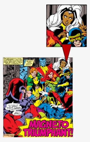 Image - Marvel Comics Retro: X-men Comic Panel PNG Image | Transparent ...