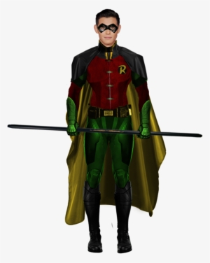 Ryan Potter Robin - Robin Tim Drake Transparent PNG Image | Transparent ...