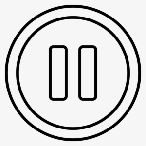 Round Pause Button - Circle PNG Image | Transparent PNG Free Download ...