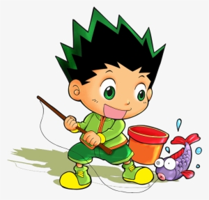 Gon Freecss Chibi By Chris The Ninjer - Hunter X Hunter Gon Chibi PNG ...